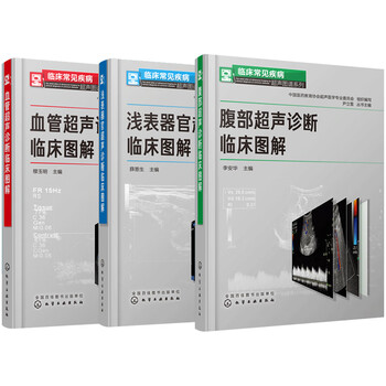 临床常见疾病超声图谱系列浅表器官 血管超声 腹部超声 3册全套装薛恩生超声科医师临床参考使用书常见疾病超声图像表现与诊断书籍