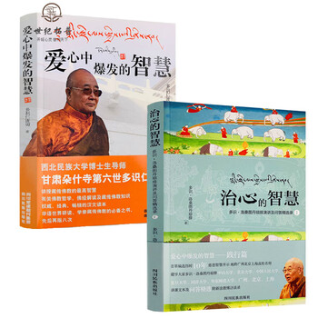 共2册 爱心中爆发的智慧+治心的智慧 爱心中爆发的智慧和践行篇 讲授藏传佛教的智慧多识仁波切多识洛桑