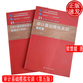 审计基础模拟实训 第五版 梁慧媛 21世纪高职高专精品教材·会计系列 中国人民大学出版社 人大新书