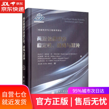【正版图书】两流体模型的稳定性、模拟与混沌 [美]马丁·洛佩兹·德·贝托达诺,威廉·福尔莫,[阿根廷]亚历杭德罗