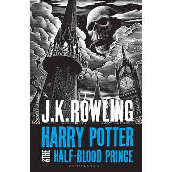 哈利波特与混血王子 #6英版成人封面版  英文进口原版 /Harry Potter and the Half-Blood Prince Adult Cover