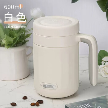 膳魔师（THERMOS） 膳魔师THERMOS保温杯咖啡杯泡茶杯男士把手杯TCMN-600办公杯 TCMN-600-WH 白色 600ml【图片 价格 品牌 报价】-京东