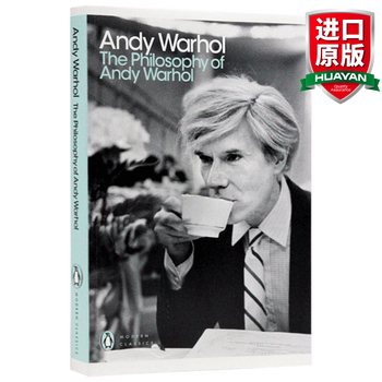 英文原版 安迪沃霍尔的哲学 The Philosophy of Andy Warhol 人物传记