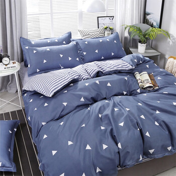 【USAN HOME三件套】USAN HOME 床上用品三件套 床品套件 单人学生宿舍被套床单枕套 适用1.5米床 下单备注花型及数量【行情 ...