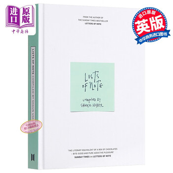 信件列表 英文原版 Lists of Note Shaun Usher著