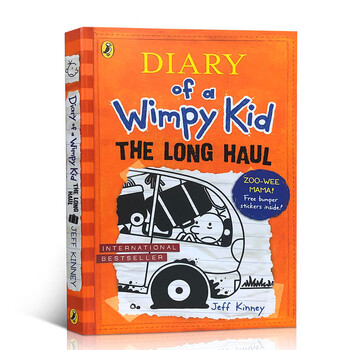 小屁孩日记Diary of a Wimpy Kid9：The Long Haul英文原版分级阅读章节书