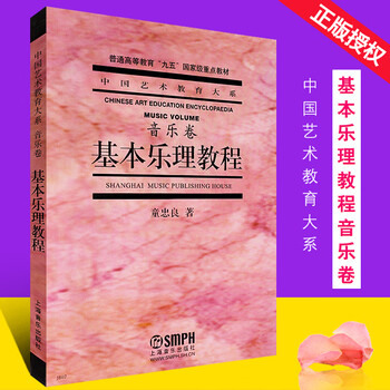 正版基本乐理教程音乐卷 乐理基础知识教材 中国艺术教育大系 上海音乐出版社 童忠良著 乐理音程知识基