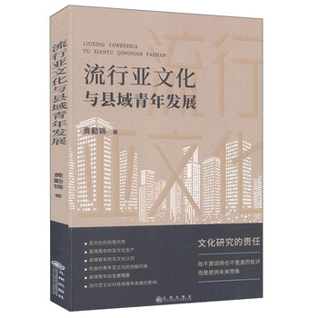 【京联正品】流行亚文化与县域青年发展黄勤锦9787510891953