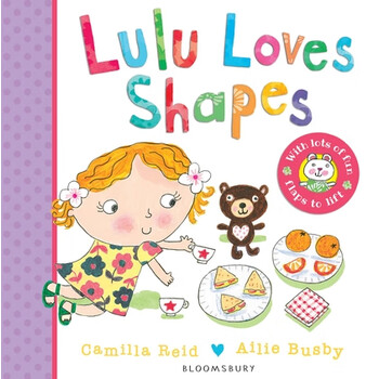 露露系列：露露爱形状 英语幼儿启蒙认知翻翻书 英文进口原版 /Lulu Loves Shapes