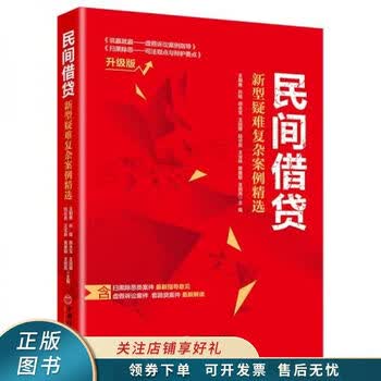 民间借贷:新型疑难复杂案例精选含扫黑除恶类案件虚假诉讼案件套路贷案件升级版