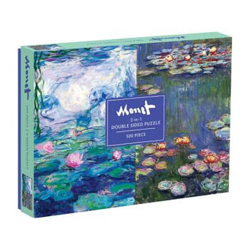 莫奈睡莲双面拼图 Monet 500 Piece Double Sided Puzzle