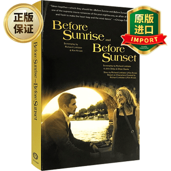 Before Sunrise Before Sunset 英文原版 爱在黎明破晓前 奥斯卡奖电影剧本