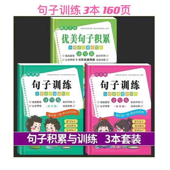 小学生重叠词成语训练大全1-6年级语文重叠词语AABB、ABAB、ABCC 句子训练基础+提高+优美句子积累