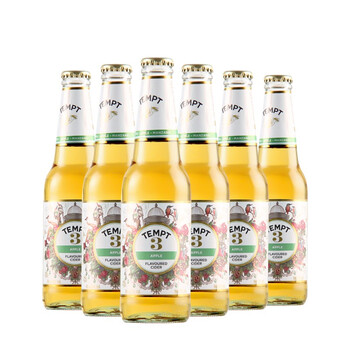 诱惑（TEMPT）丹麦品牌果味啤酒 诱惑1/3/7/8/9号Cider西打酒女士酒瓶装整箱 330mL 6瓶 诱惑3号（中国产）【图片 价格 品牌 报价】-京东