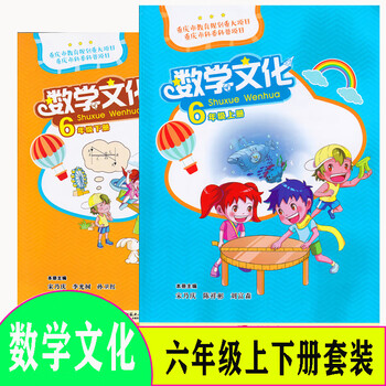 数学文化读本 六年级上下册 两本套装 宋乃庆西南师范大学出版社xs