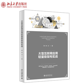 正版大型互联网应用轻量级架构实战 柳伟卫 著北京大学出版社