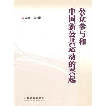 公众参与和中国新公共运动的兴起 王锡锌　主编