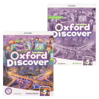 牛津Oxford Discover 5中小学生英语科普探索发现教材 主课本+练习册（含在线帐号）