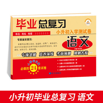 2022新版小升初模拟卷通用版小学毕业升学考试试卷总复习小学升初中试卷语文数学英语六年级下册试卷毕业总复习试卷练习册 语文