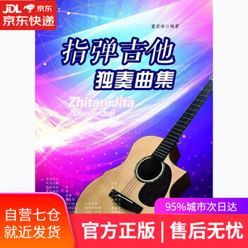 【正版图书】指弹吉他独奏曲集 董宏峰 安徽文艺出版社
