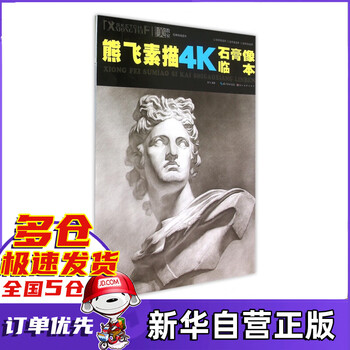 熊飞素描4K石膏像临本/美教室