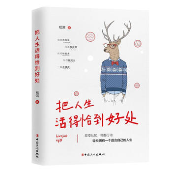 把人生活得恰到好处 松洱 工人出版社