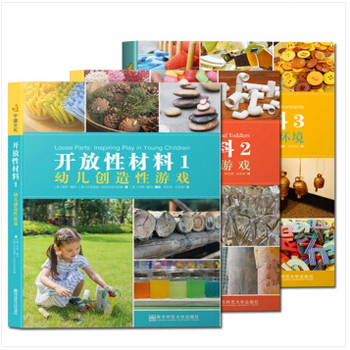  幼儿园  开放性材料123 幼儿婴幼儿创造性游戏 创设文化可持续的环境全3册
