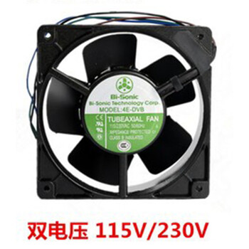 5E-230B/DVB风扇4E-230B4C/6C/3E-230B全金属耐高温UPS电源风机 4E-DVB双电压出线115/230V全金属 ...
