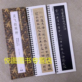 钟绍京灵飞经两种 墨迹四十三行 渤海藏真帖 近距离临摹字卡全文原大碑帖静文轩编楷书碑帖毛笔书法字帖学生成人临帖练字书籍107页