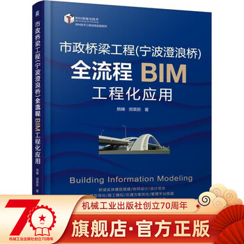官方正版 市政桥梁工程（宁波澄浪桥）全流程BIM工程化应用 熊峰 等 BIM技术工程应用实践系列