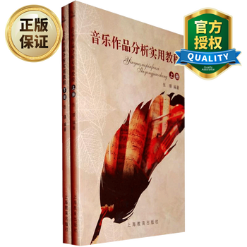 现货正版 音乐作品分析实用教程 张璟 多芬柴科夫斯基钢琴奏鸣曲曲目分析 肖邦钢琴奏鸣曲音乐作品分析教材教程书籍上海教育出版社