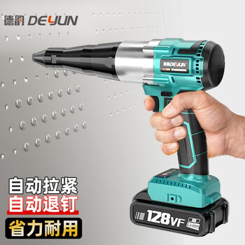 【德韵DY-206RG-BG】德韵全自动电动铆钉枪拉铆枪充电式锂电不锈钢抽芯工业铆钉机拉钉抢 德韵-无刷拉铆枪128VF一电一充【行情 报价 价格 评测】-京东