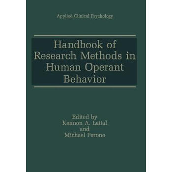 Handbook of Research Methods in Human Operant B