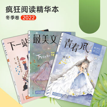疯狂阅读精华版秋卷下一站大学美文青春风高中生课外文学阅读书 四本全套
