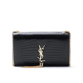 【圣罗兰单肩包】圣罗兰（YSL） 女士KATE中号流苏鳄鱼纹单肩斜挎包 354119 DND0J 1000 送女友【行情 报价 价格 评测】-京东