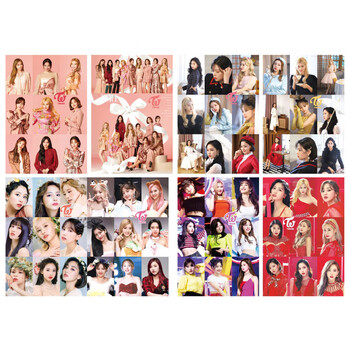 twice海报 2021全新周边明信片高清写真壁画壁纸墙贴一套8张 2811款 海报43X29cm 一套8张