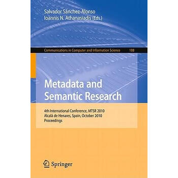 Metadata and Semantic Research: 4th Internationa