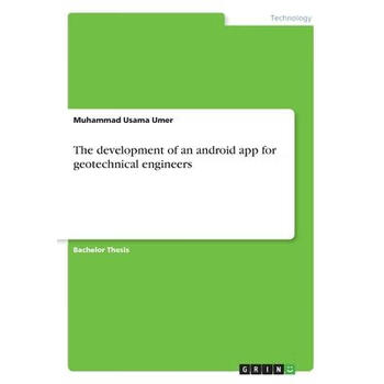 The development of an android app for geotechnic