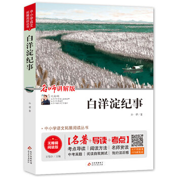 白洋淀纪事（视频讲解版）七八九年级课外必读书推荐 中小学生课外阅读书籍儿童文学世界名著 无障碍阅读 考点导读+阅读方法+名师赏读 中小学生语文拓展阅读丛书