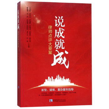 说成就成(律师点评大要案)