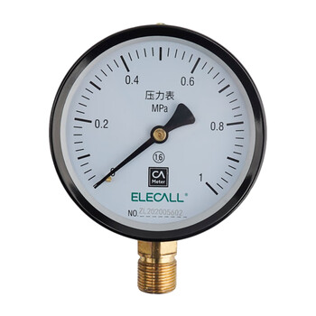 【伊莱科Y100-1mpa】伊莱科（ELECALL) 压力表Y100 径向 家用自来水压力表油压表气压表水压表 0-1MPa【行情 报价 价格 评测】-京东