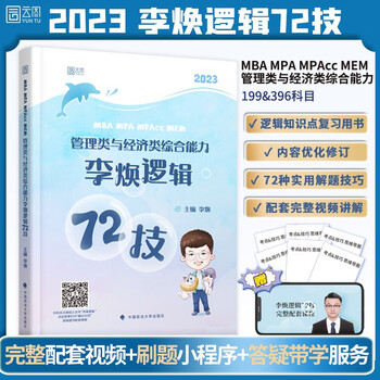 2023考研MBA MPA MPAcc MEM199管理类与396经济类联考李焕逻辑72技 云图
