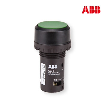 【ABBCP1-10G-10】ABB CP1平头复位型按钮（不带灯型）(10个/包) 绿色 CP1-10G-10【行情 报价 价格 评测】-京东