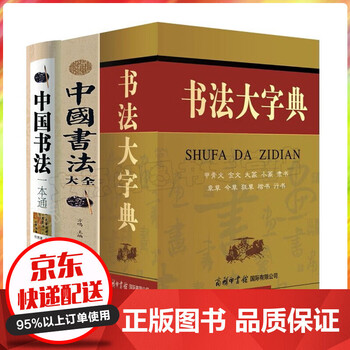 书法书籍3册 中国书法大全+中国书法一本通+书法大字典甲骨文金文大小篆