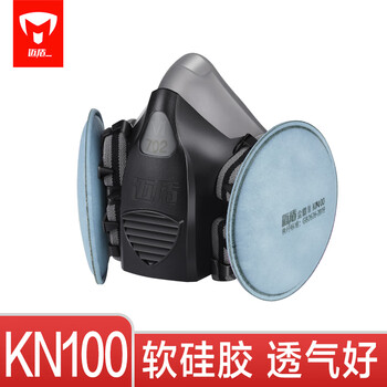 【迈盾702】迈盾kn100防尘口罩702防工业粉尘肺灰尘煤矿井下专用焊工烟颗粒物打磨面具 702主体面具+1对KN100滤棉(2片)【行情 报价 价格 评测】-京东