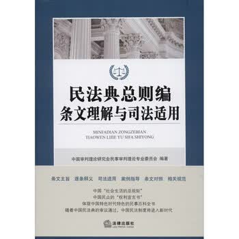 民法典总则编条文理解与司法适用
