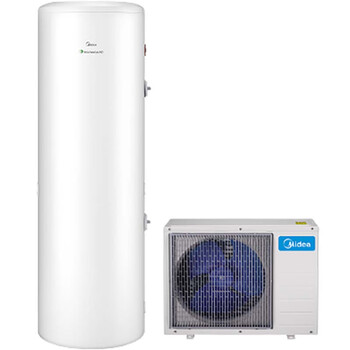 【美的RSJF-50/RD-300-(E3)】美的 RSJF-50/RD-300-(E3) 分体式氟循环热水机 空气能热水器家用300升 速热 ...