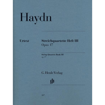 亨乐原版 海顿 弦乐四重奏 卷三 op 17 HAYDN String Quartets HN207