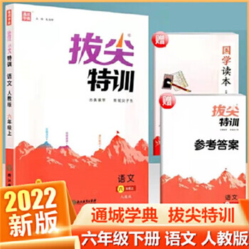 2022版 拔尖特训 六年级下册语文 人教版