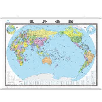 2022年超大高清覆膜防水办公室挂图 2米*1.5米 世界地图